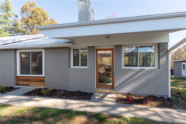 Brick Ranch Transformed | mid century modern asheville